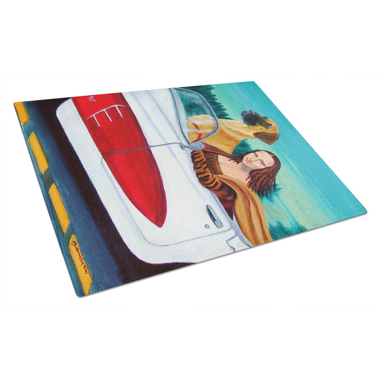 Carolines Treasures Great Dane Glass Cutting Board Wayfair Canada